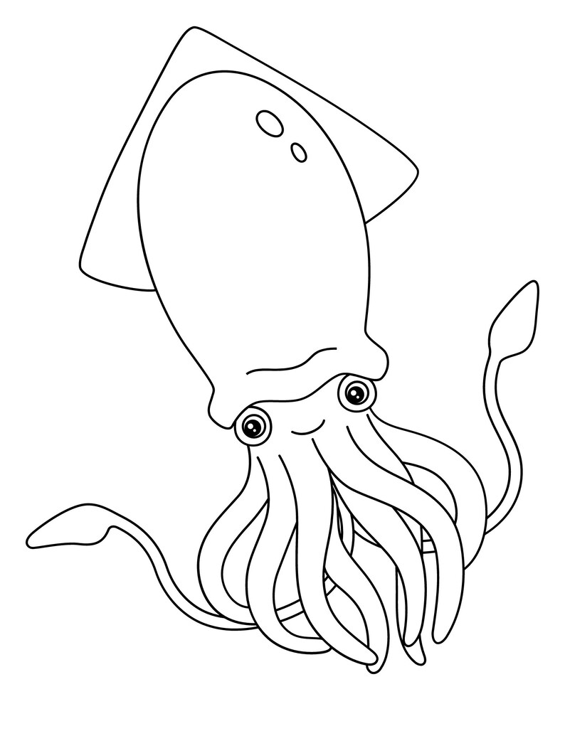 Summer Coloring Pages - Color Worksheets - Ocean Sea Animals - Fish ...