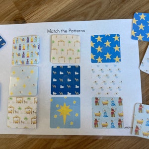 Nativity Learning Binder - Toddler Preschool Busy Book - Christmas ...