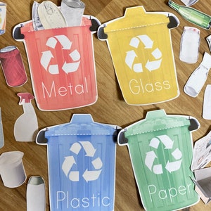 Earth Day Preschool Printables - Tracing Shadow Matching Recycle ...