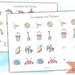 Beach Ocean Busy Book Page - SUMMER Complete the Pattern Activity ...