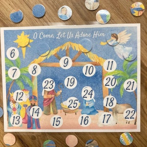 Nativity Learning Binder - Toddler Preschool Busy Book - Christmas ...