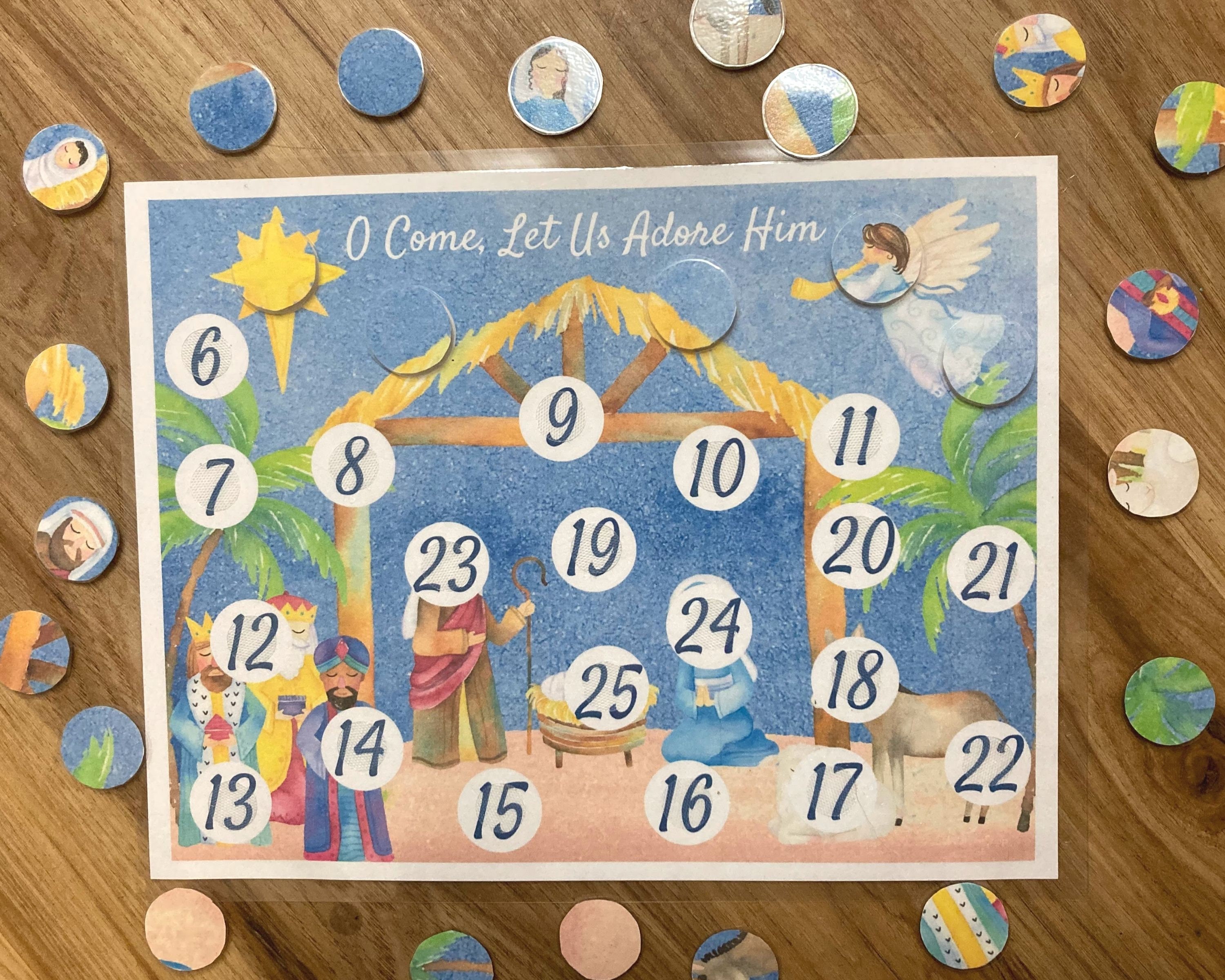 Nativity Learning Binder - Toddler Preschool Busy Book - Christmas ...