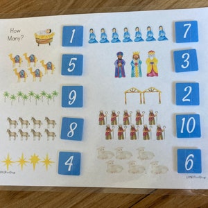 Nativity Learning Binder - Toddler Preschool Busy Book - Christmas ...