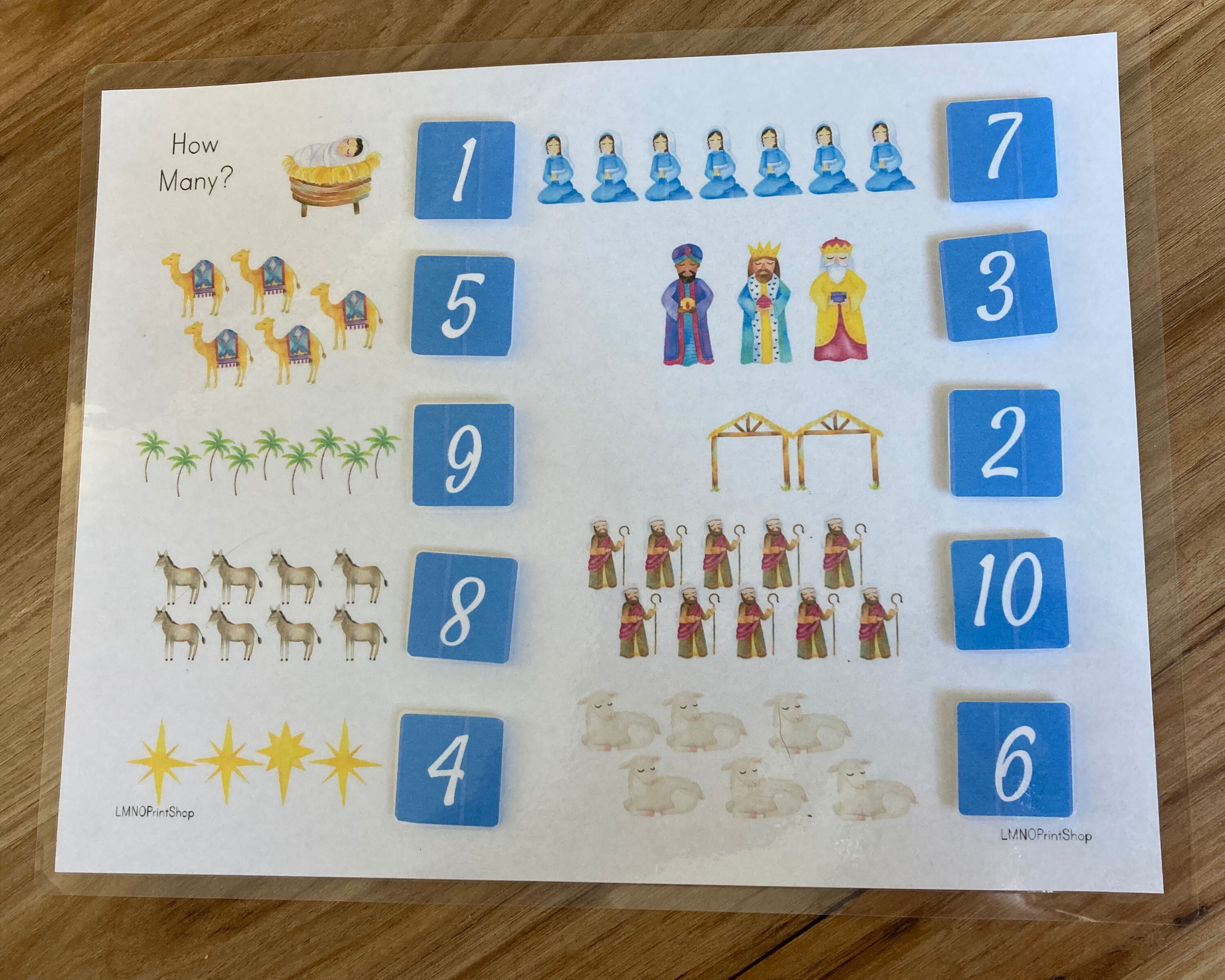 Nativity Learning Binder Toddler Preschool Busy Book - Etsy