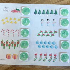 Christmas Busy Book - Preschool Printable - Winter Learning Binder ...