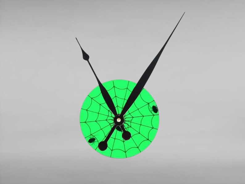 The Spider Clock Mechanism Glows in the Dark.long Arrows of Different ...