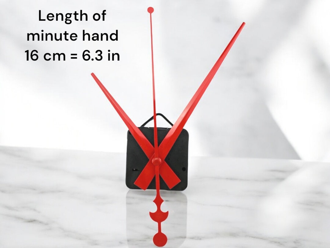 Quartz Silent Clock Mechanism. Long Hands for Wall Clocks. Watch ...