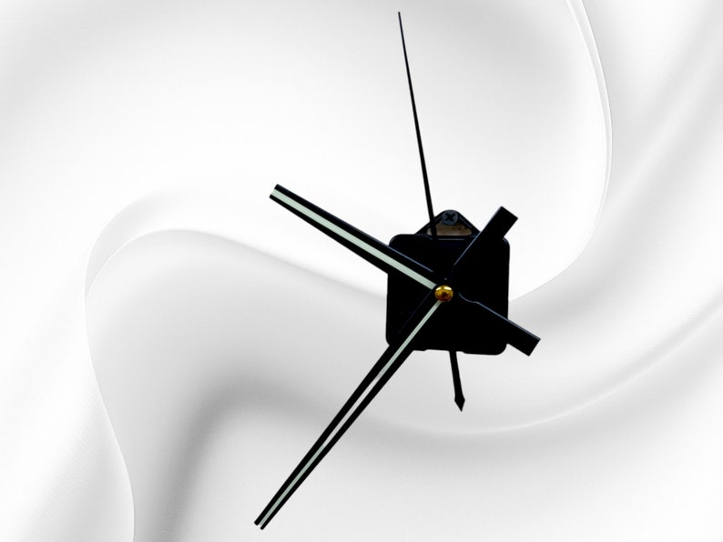 Luminous Clock Hands. Black Clock Hands Minute Hand 19 Cm Long Hands ...