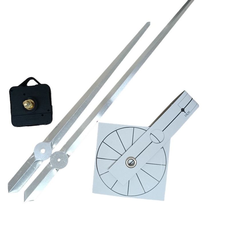 Clock Mechanism With Large Hands 39 Cm (15.35 Inches) . for Making Wall ...