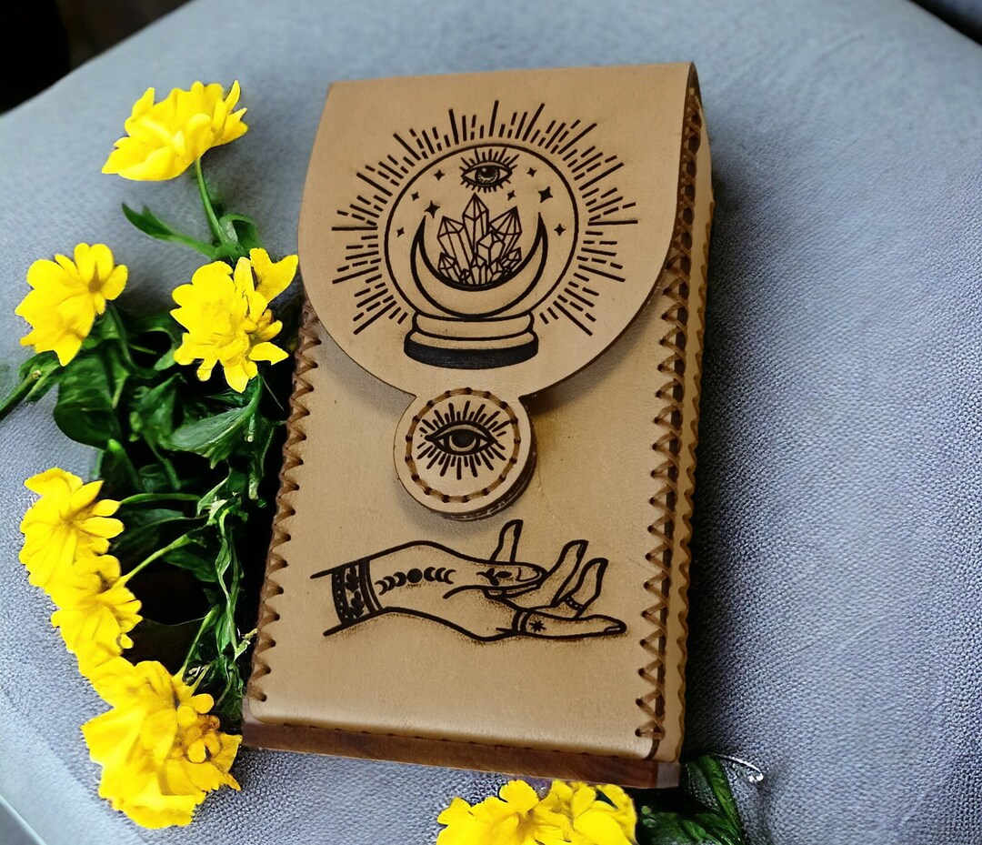 Leather Tarot Card Bag, Tarot Card Box, Tarot Card Storage,tarot Box - Etsy