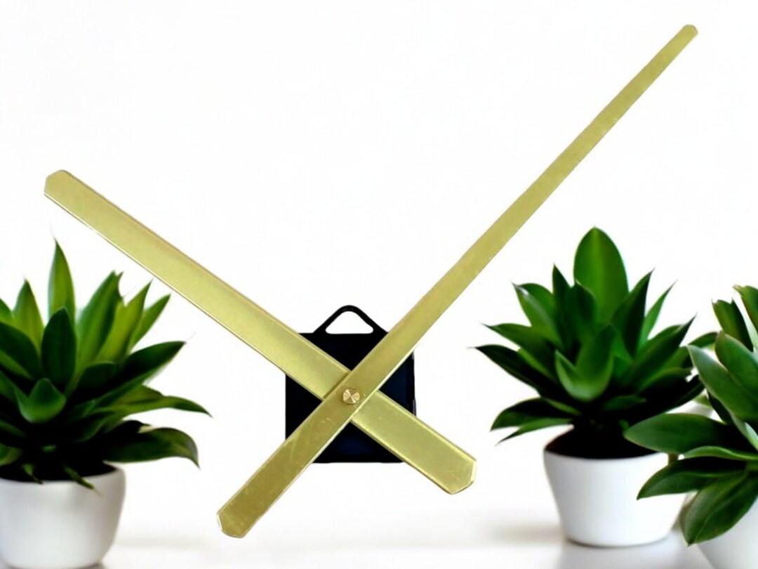 Clock Mechanism. Long Hands for Wall Clocks. Minute Hand 29 Cm Gold ...