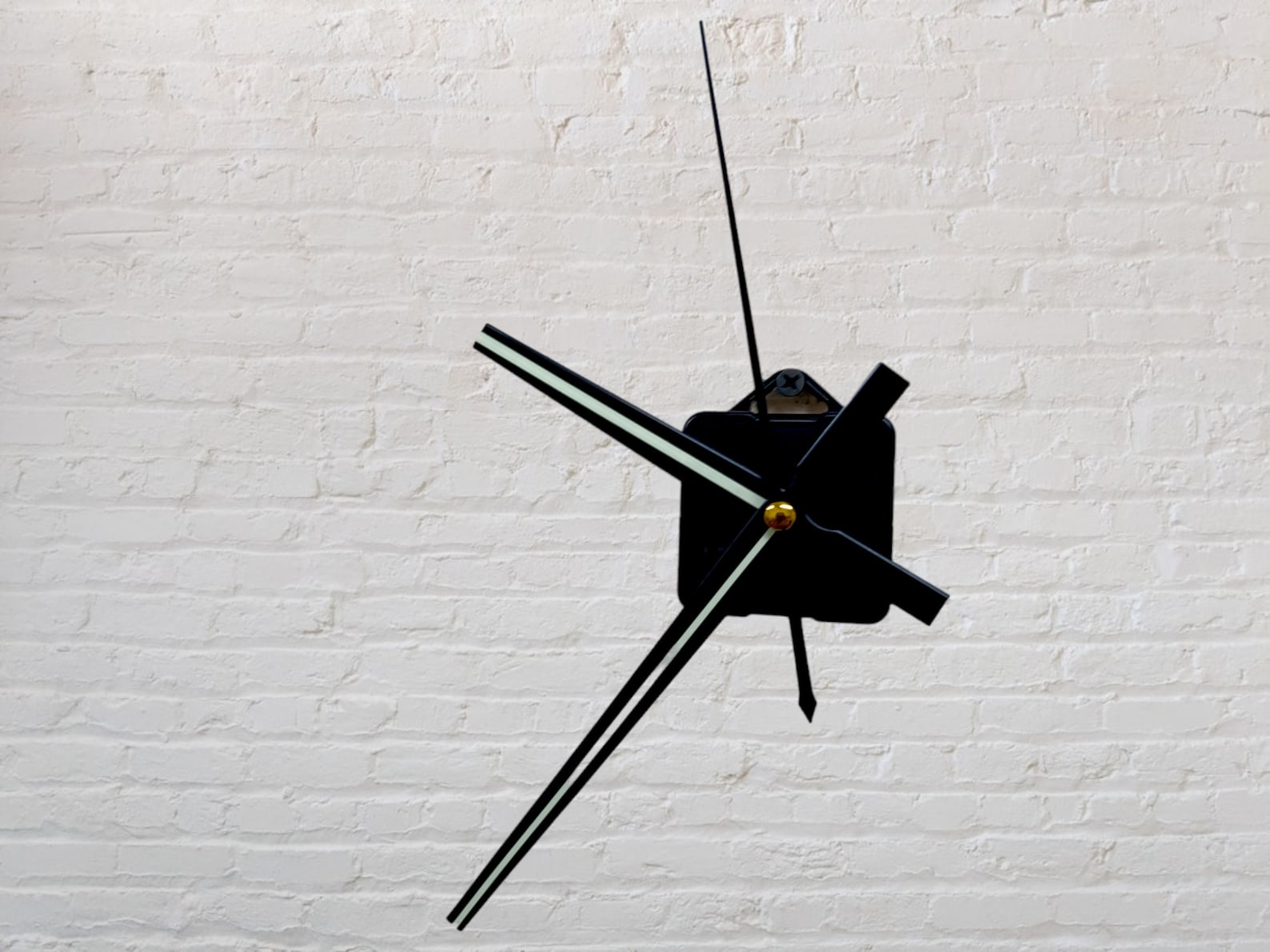 Luminous Clock Hands. Black Clock Hands Minute Hand 19 Cm Long Hands ...