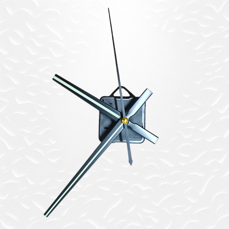 Luminous Clock Hands. Black Clock Hands Minute Hand 19 Cm Long Hands ...