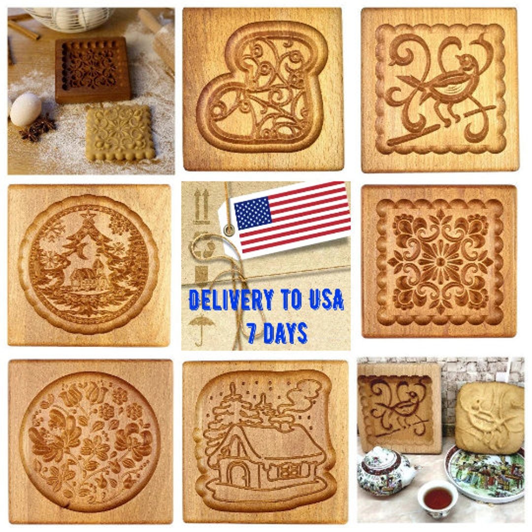 Form for Gingerbread. Culinary Pastries Springerle Stamp. Gingerbread ...
