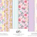 Farmhouse Spring Digital Paper Set, Printable, Floral Digital Paper ...