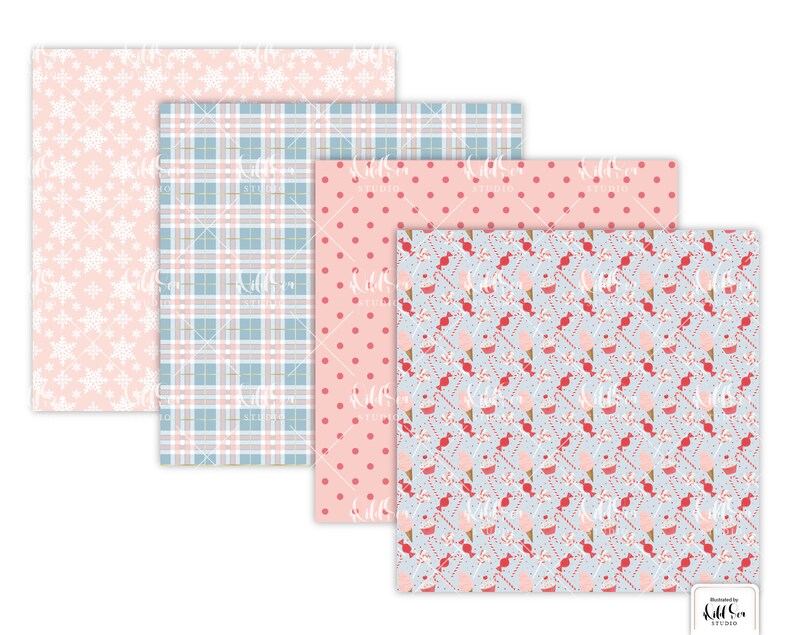 The Nutcracker Ballet Digital Paper Set Christmas - Etsy