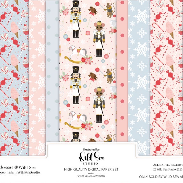 Nutcracker Ballet Seamless Patterns - Etsy