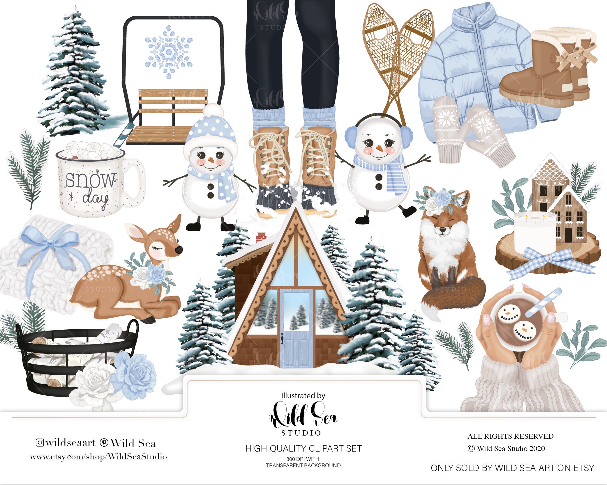 Small Winter Clip Art