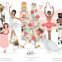 Nutcracker Clipart Bundle | 17 PNG Transparent Graphics | Christmas ...
