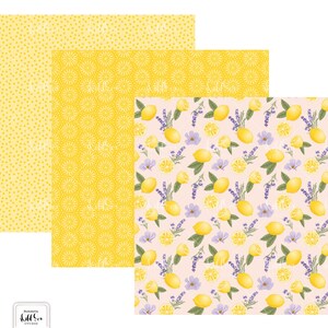 Lavender and Honey Digital Paper Set, Digital Download, Printable Art ...