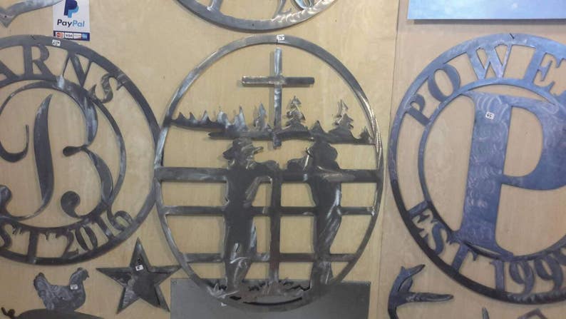 Personalized Steel sign. Cold rolled steel. Powder painted | Etsy