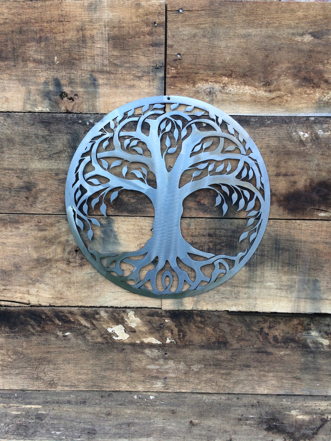 Steel Tree of Life Wall Hanging, 16 Ga 16-1/4" - Etsy