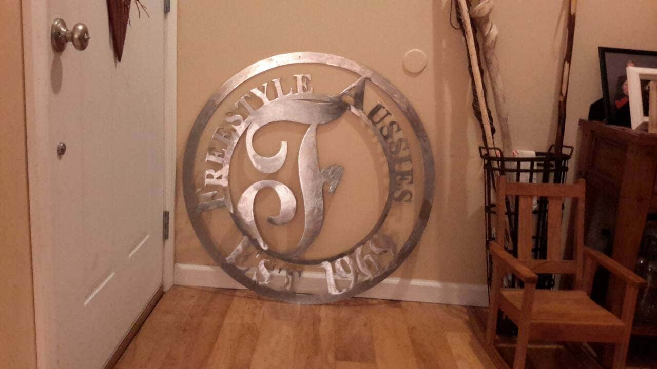 Personalized Steel Sign. Cold Rolled Steel. Powder Painted Baked on ...