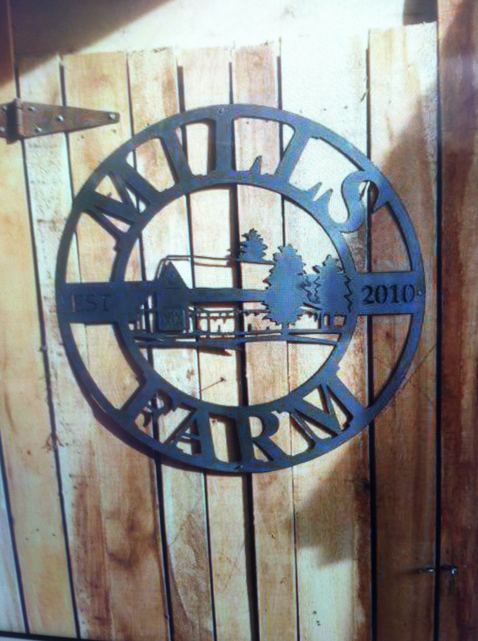 Personalized Steel Sign. Cold Rolled Steel. Powder Painted Baked on ...