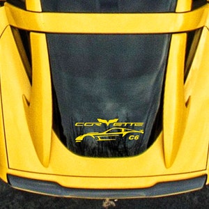 Clausen's World - New Design - CORVETTE Text Car Blackout Vinyl Decal ...