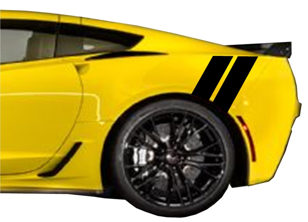 Clausen's World 4" REAR Fender Racing Stripes Grand Sport Graphics ...