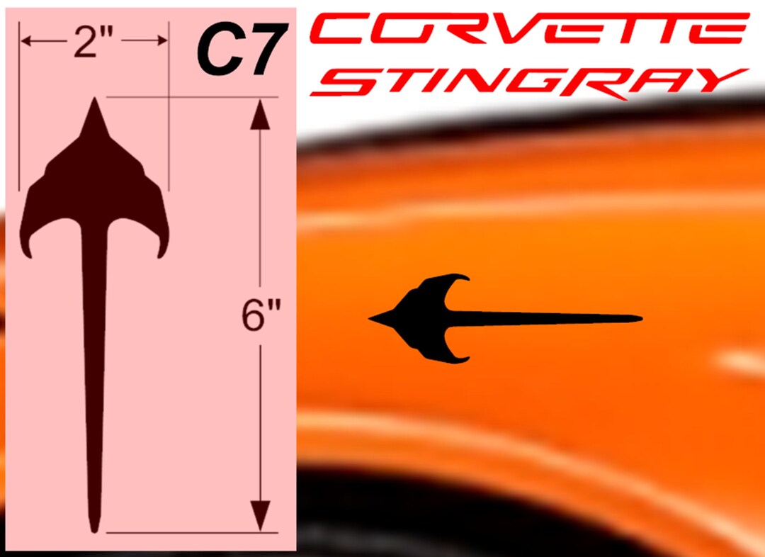 Clausen's World NEW Design - STINGRAY Vinyl Decal 2" X 6" Qty 4 ...