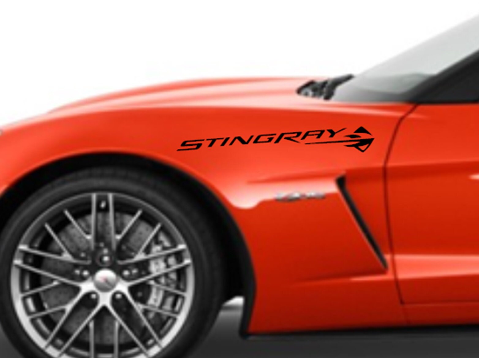 Clausen's World 23" STINGRAY Vinyl Decal Blackout Racing Stripes Vinyl ...