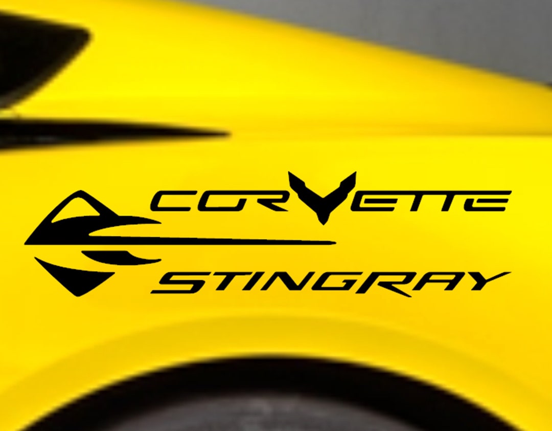 Clausen's World - New Corvette Stingray Design Blackout Vinyl Decal Car ...