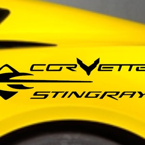Clausen's World - New Corvette Stingray Design Blackout Vinyl Decal Car ...