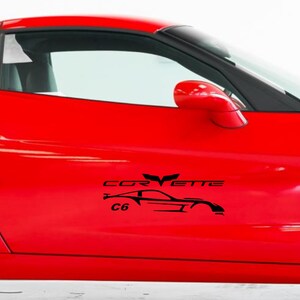 Clausen's World - New Design - CORVETTE Text Car Blackout Vinyl Decal ...