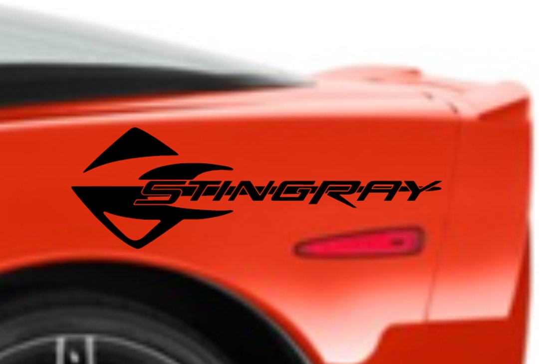 Clausen's World STINGRAY Vinyl Decal Racing Stripes Vinyl Sticker 8x24 ...