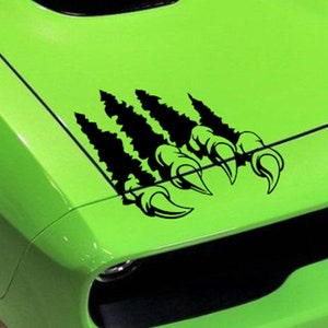 Clausen's World RAPTOR CLAW Vinyl Decal 11" X 18" Qty 2 - Compatible ...