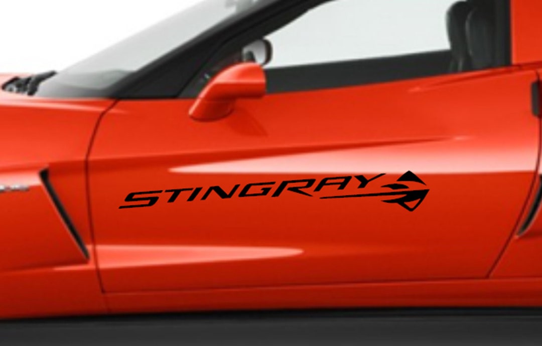 Clausen's World 37.5" STINGRAY Vinyl Decal Blackout Racing Stripes ...