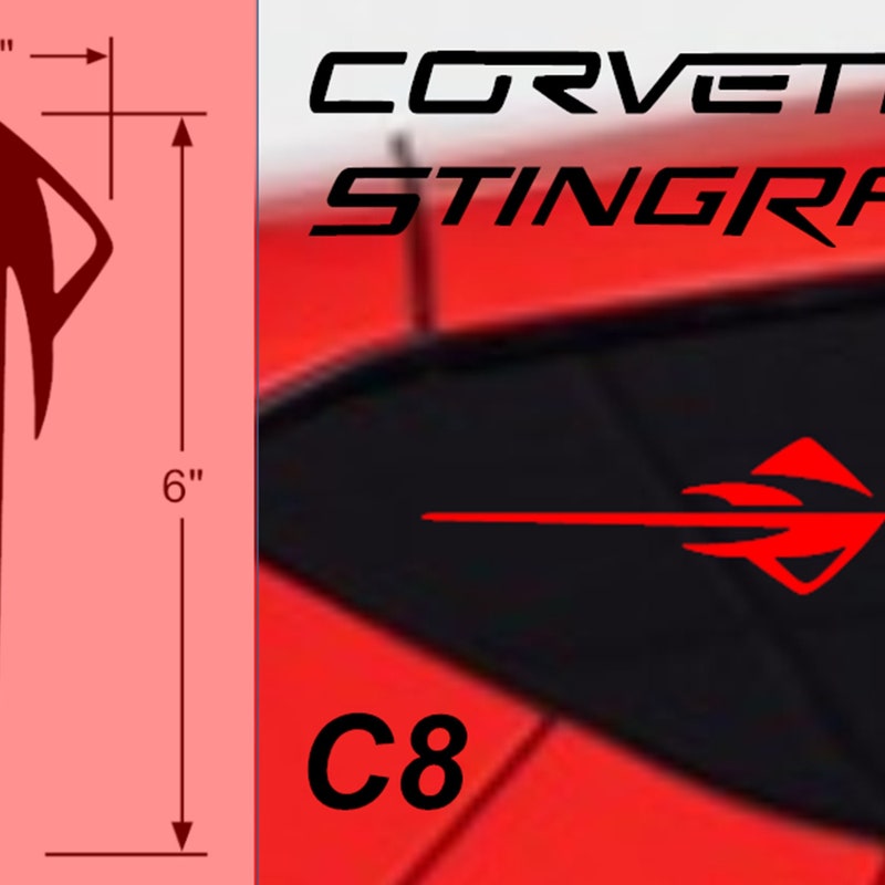 Corvette Windshield Decal - Etsy