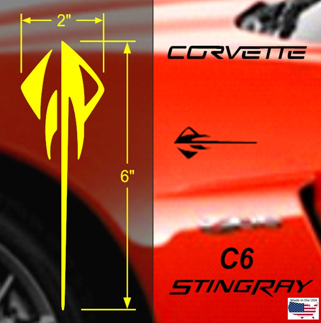 Clausen's World STINGRAY Vinyl Decal 2" X 6" Qty 4 - Compatible With ...