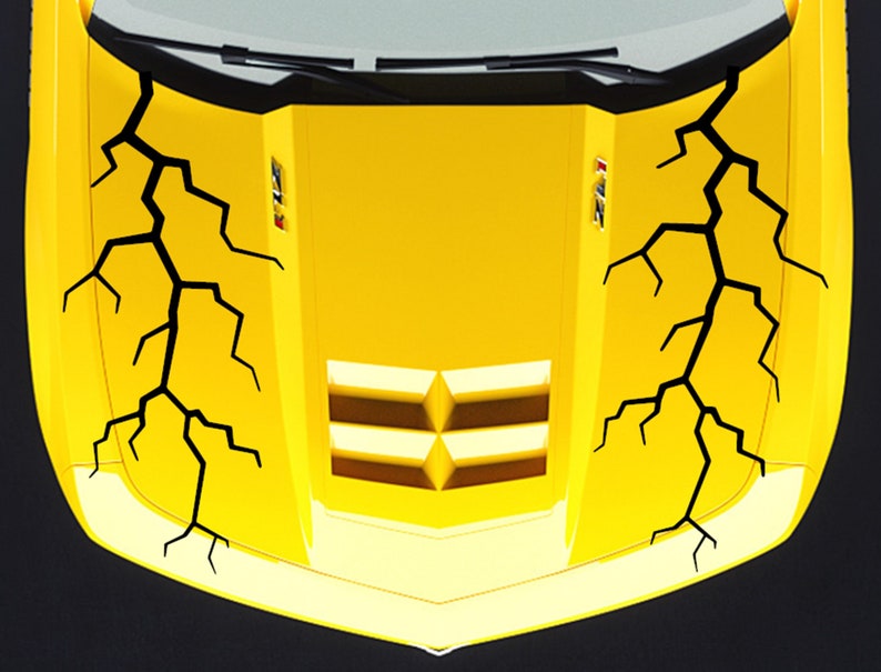 Clausen's World New Design - LIGHTNING BOLT Vinyl Decal Racing Stripes ...