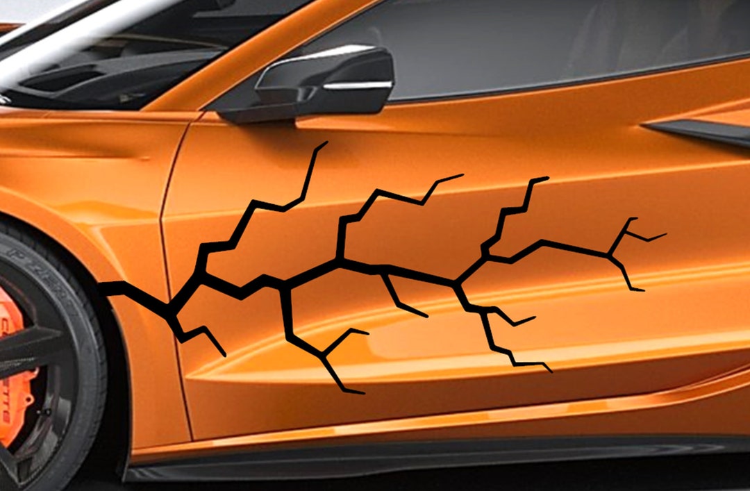 NEW Design - Clausen's World - LIGHTNING BOLT Racing Stripes Vinyl ...