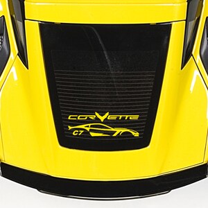 Clausen's World - New Corvette Text Design Blackout Quality Vinyl Decal ...