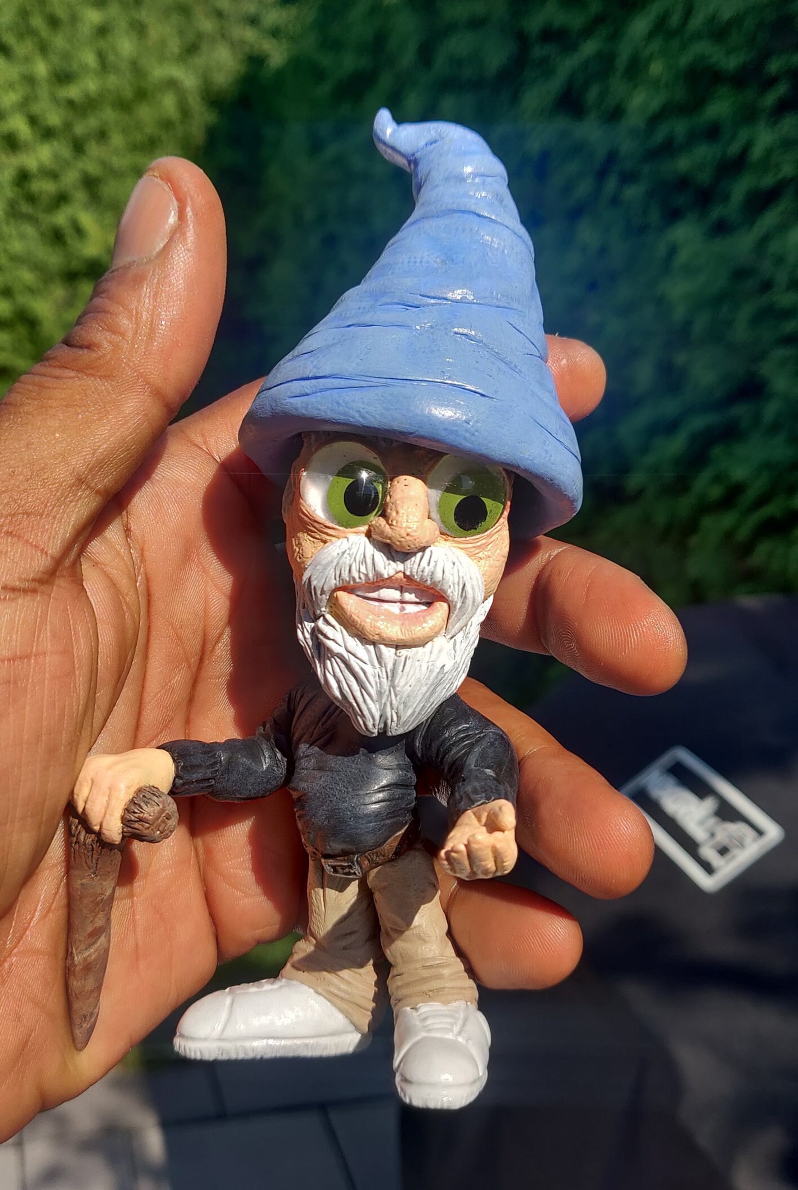 Handmade Gnome Sculpture - Original Clay Statue - Og's Original Gnomes ...