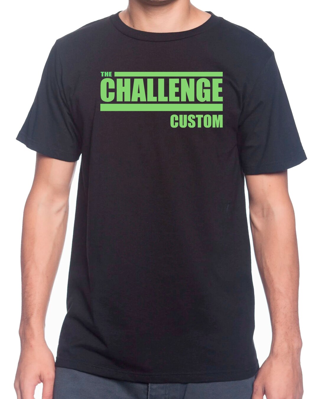The Challenge Shirt Custom With Your Name Black Shirt - Etsy