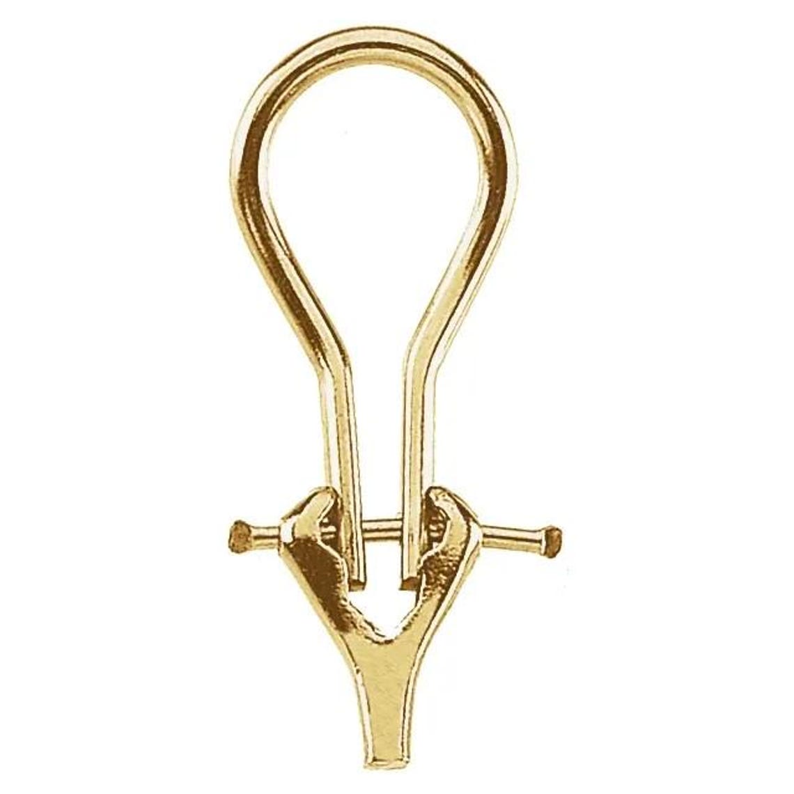 18K Omega Earring Backs / Pair of New Medium Omega Clip Backs / Solid ...