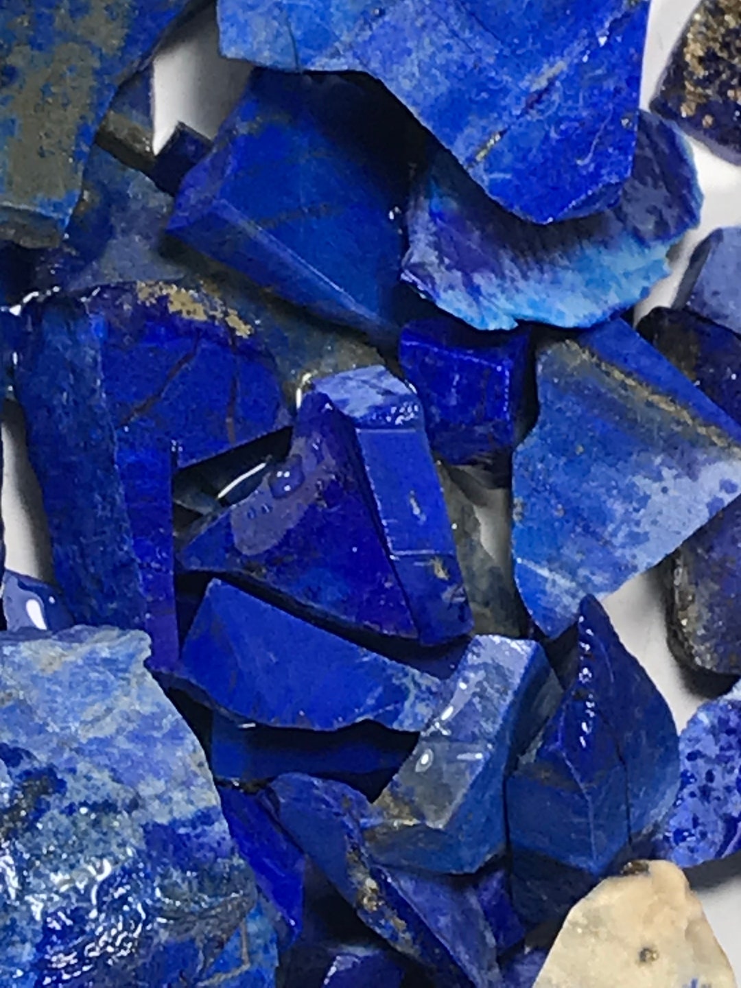 New Price Lapis Lazuli / 829 Gram Lot of Lapis Rough Slabs and Cutoffs ...