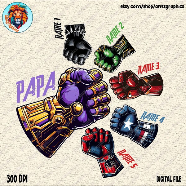 Superhero Fist Bump - Etsy