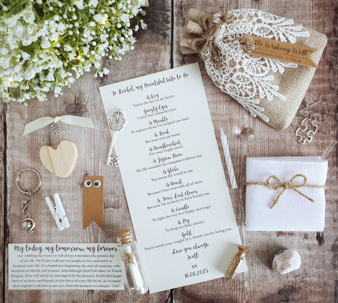 Groom to Bride Gift for Wife | Personalised Wedding Gift for Bride to ...