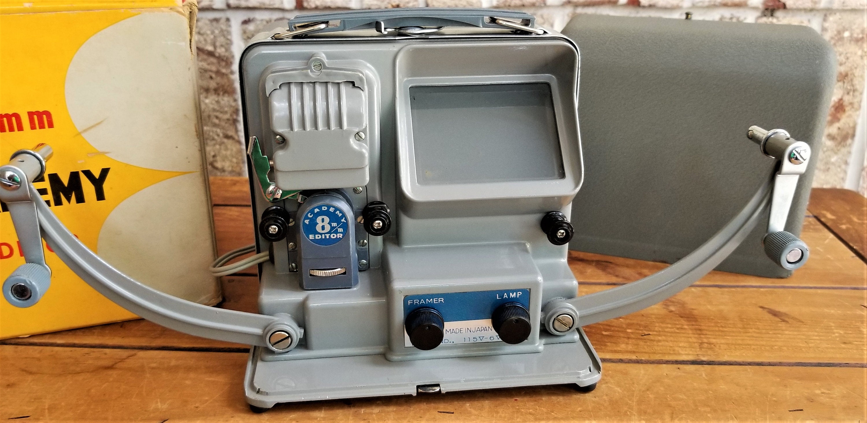 Academy 8mm Film Editor and Projector by Ohnoya Shoten of Japan w/ Box ...